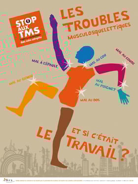 Nouvelles affiches INRS sur la prévention des TMS