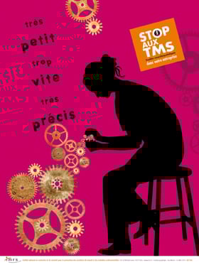 Nouvelles affiches INRS sur la prévention des TMS