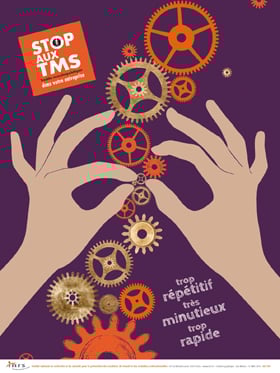 Nouvelles affiches INRS sur la prévention des TMS